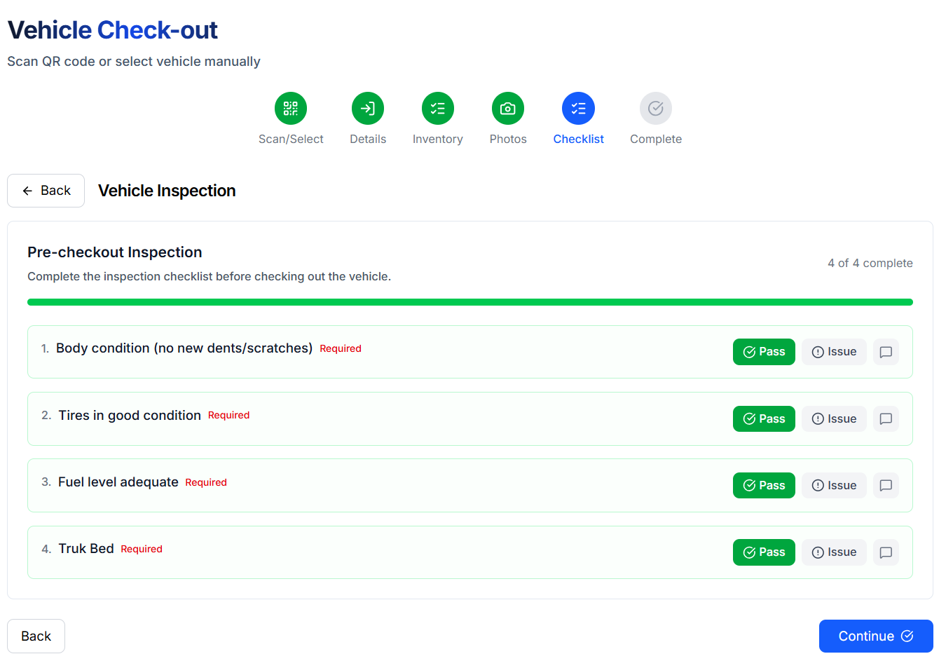 Fleet Vehicle Inspection App — Digital Checklists & Reports